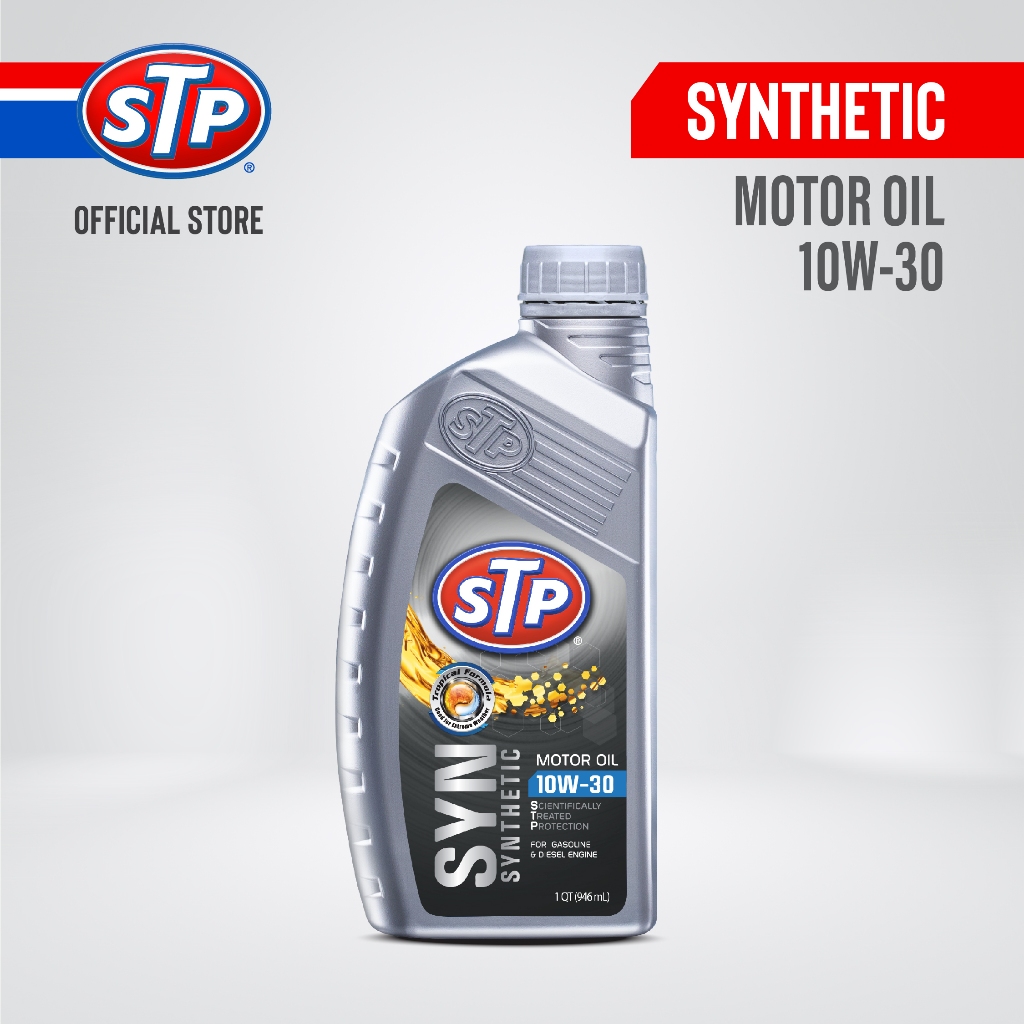 Jual STP - Synthetic Motor Oil 10W-30 946 mL Oli Mesin Matic Manual ...
