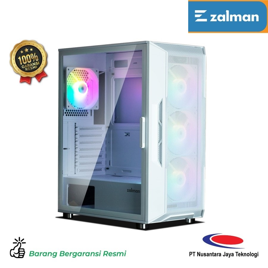 Jual Zalman Casing PC i3 Neo White ATX Mid Tower Gaming Case | Shopee ...