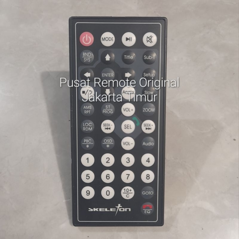Jual REMOTE REMOT DVD TAPE MOBIL SKELETON HITAM ORIGINAL ASLI | Shopee ...