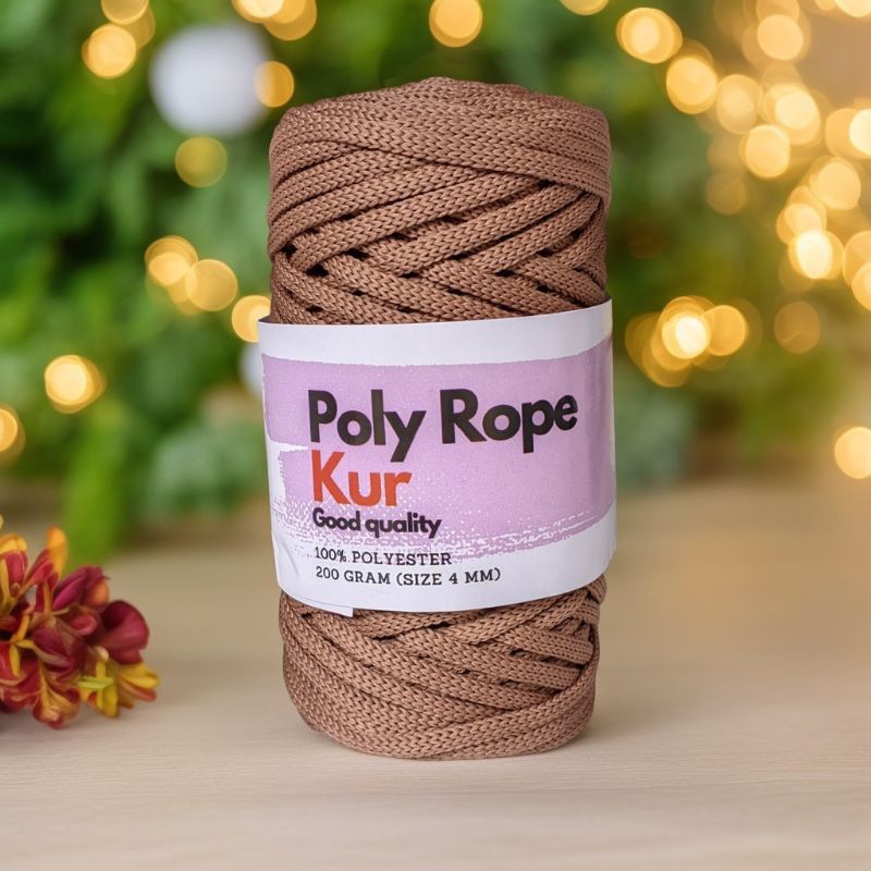 Jual BENANG RAJUT POLY ROPE / TALI KUR 4 MM 200 gram | Shopee Indonesia