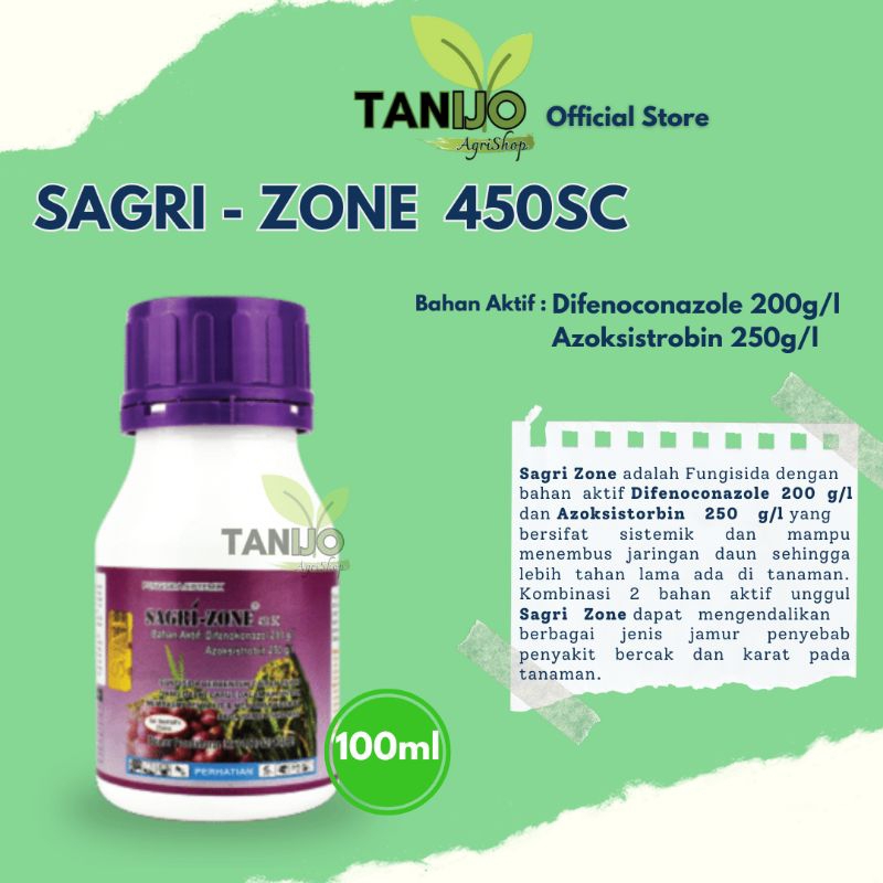 Jual Sagri Zone 450SC 100ml Fungisida Padi | Shopee Indonesia