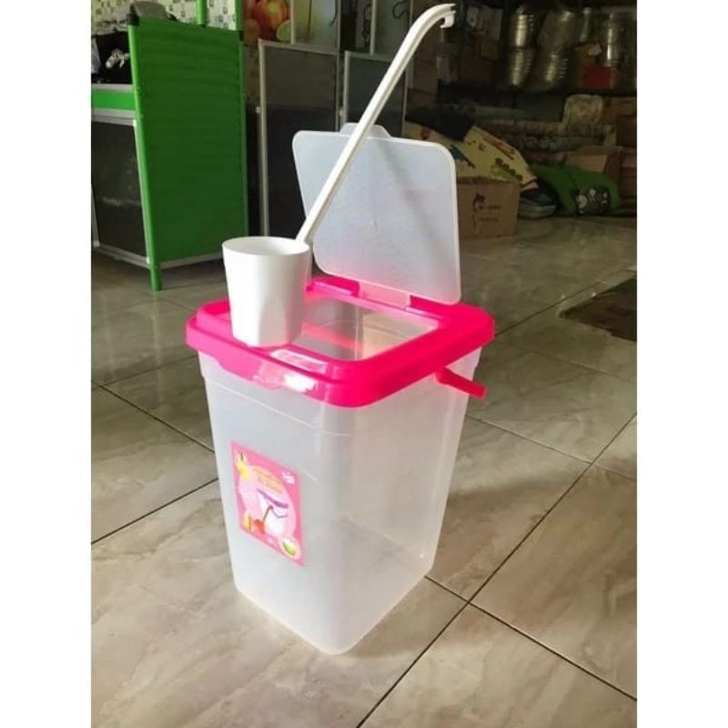 Jual Kontainer es buah/Tempat es buah buat jualan kapasitas 25 Liter ...