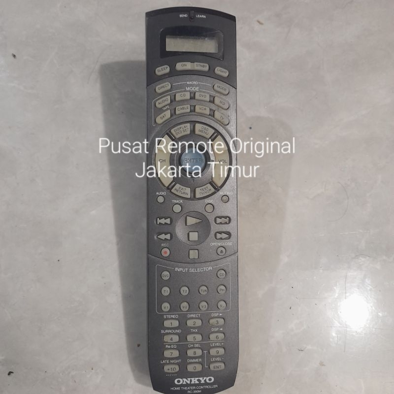 Jual REMOTE REMOT DVD HOME THEATER ONKYO RC-390M ORIGINAL ASLI | Shopee Indonesia