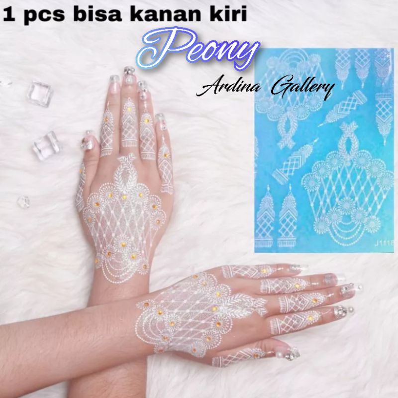 Jual PAKET KOMPLIT/HENA TEMPEL/HENA INSTAN/HENA PENGANTIN/HENNA TATO | Shopee Indonesia