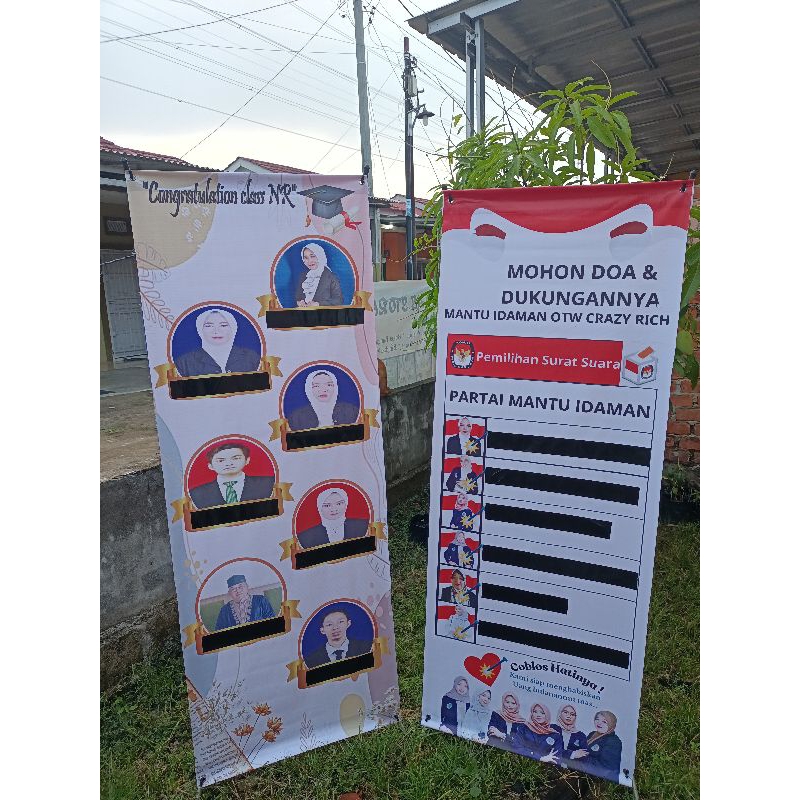 Jual X Banner/Standing Banner Ujian/Kompre/sidang | Shopee Indonesia