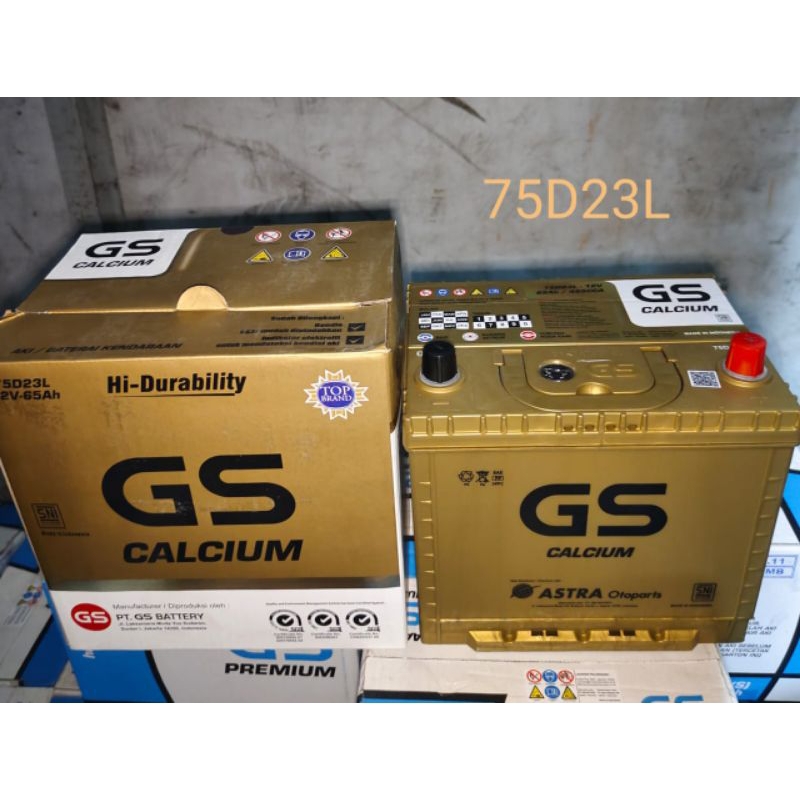 Jual Aki/battery GS Astra Calsium Toyota Camry, Fortuner, Alphard, Innova, Wuling Almaz dll tipe ...