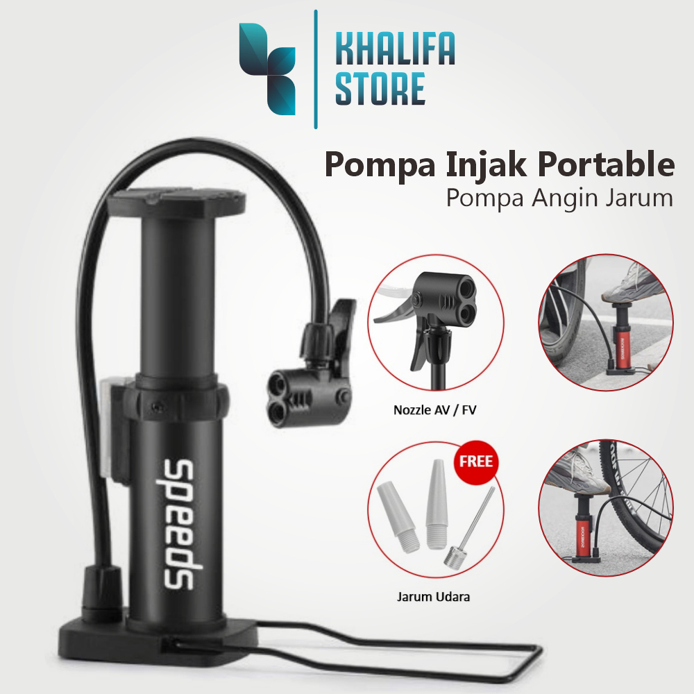 Jual Pompa Angin Injak Speeds / Pompa Ban / Pompa Bola | Shopee Indonesia