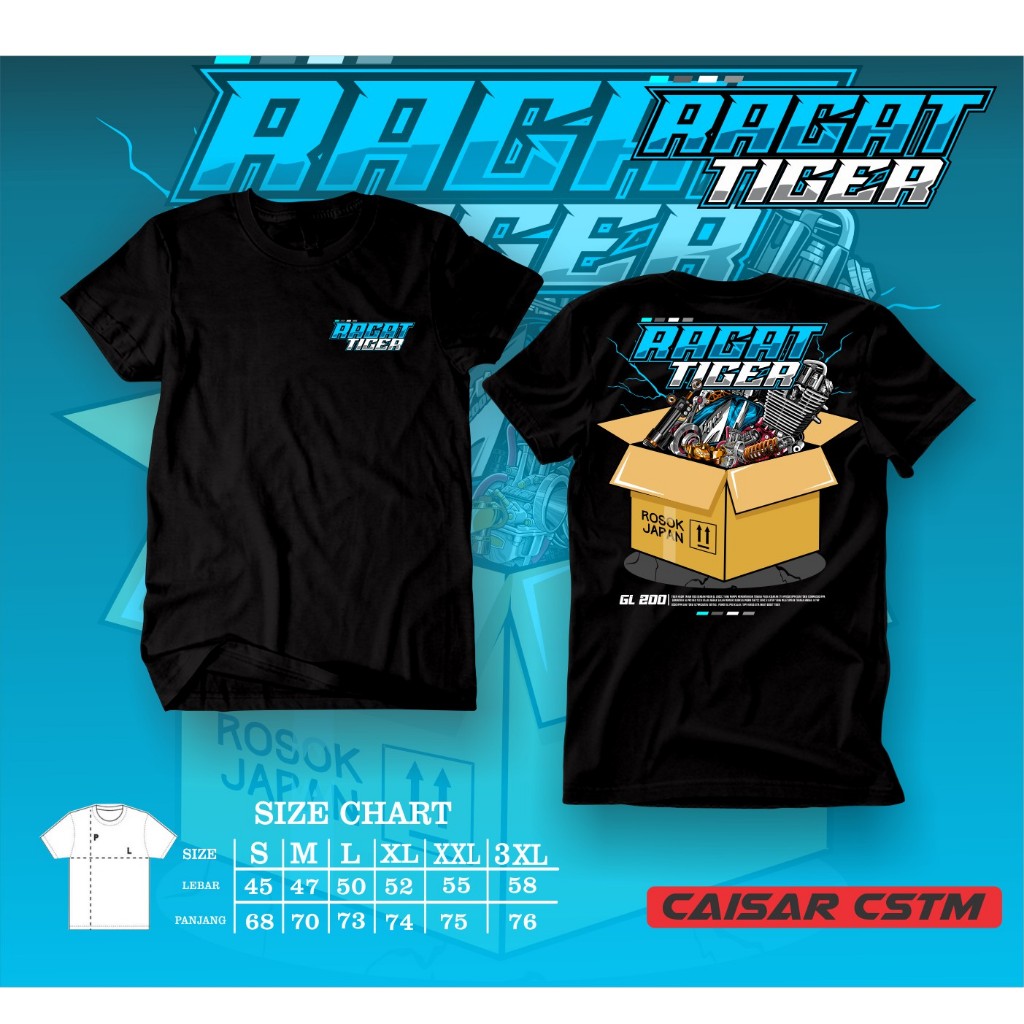 Jual Baju Kaos Honda Ragat Tiger 2000 Gank Gang Revo Lama Herek Herex ...