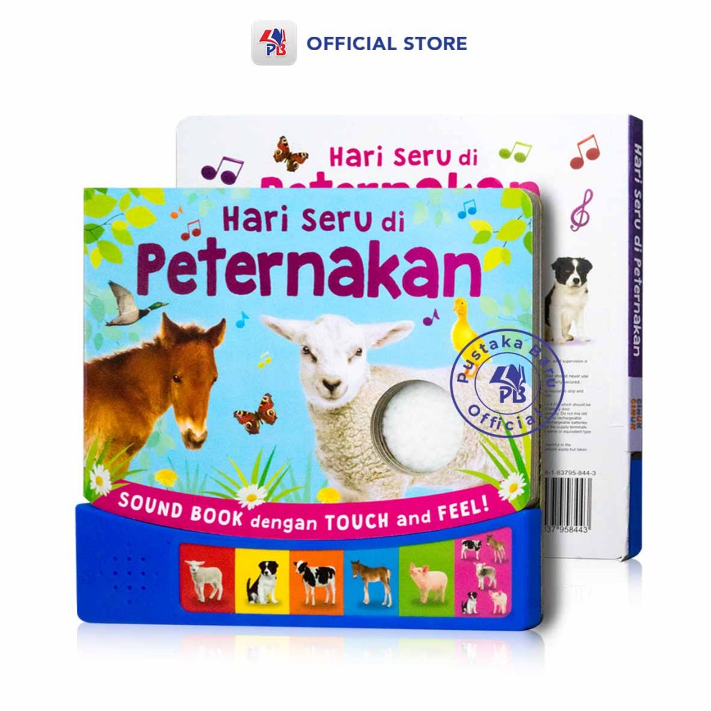 Jual Sound Book Buku Anak / Hari Seru Di Peternakan Sound Book Dengan ...