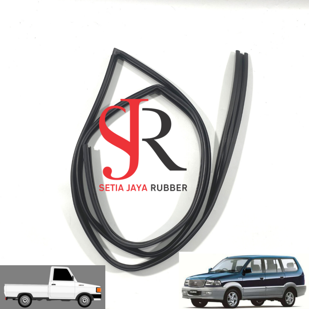 Jual Karet rel kaca karet run channel depan kijang kapsul IRC | Shopee ...