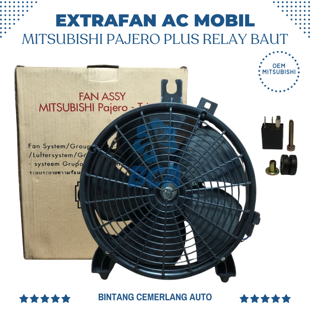 Jual EXTRAFAN EXTRA FAN AC Mobil Mitsubishi Pajero Plus Relay Baut OEM ...
