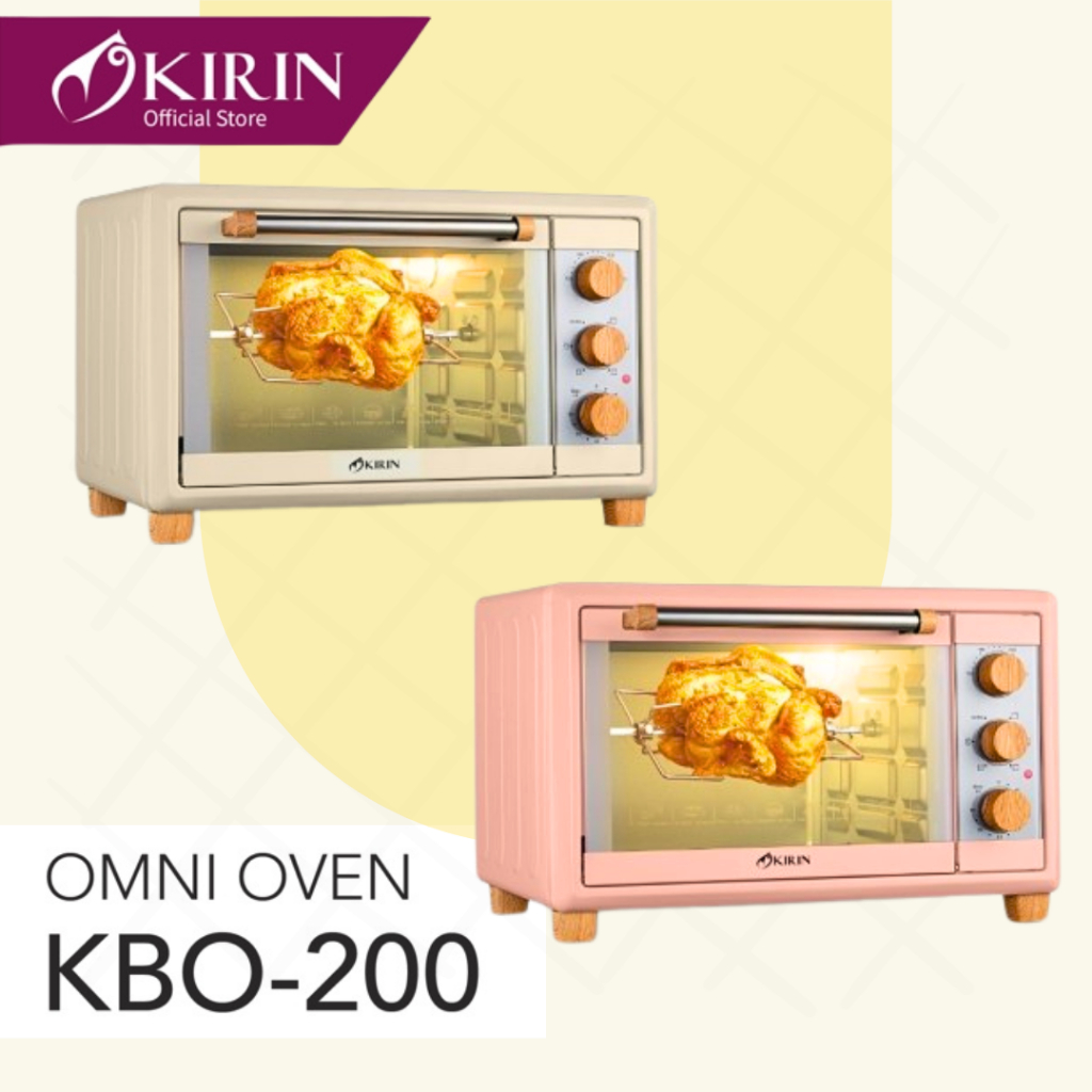 Jual KIRIN OVEN LISTRIK KBO 200 KBO-200 WHITE OMNI OVEN KAPASITAS 20 LITER LOW WATT GARANSI ...
