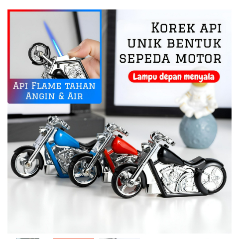 Jual Korek Api Model Sepeda Motor / Korek Api Unik Karakter Kendaraan ...