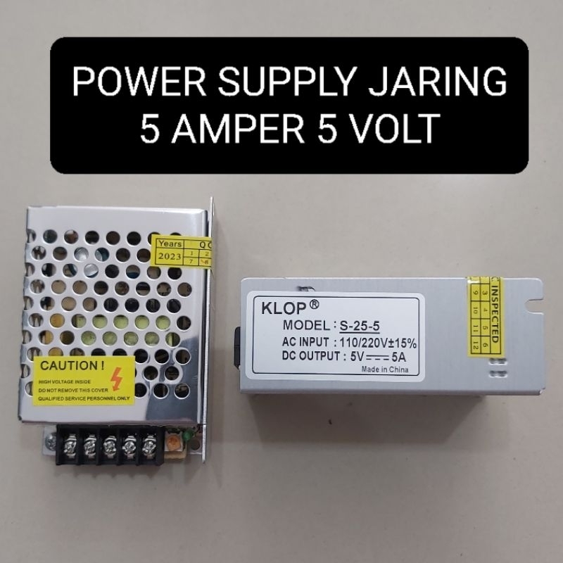 Jual Power Supply JARING 5 A 5 Volt DC PSU | Shopee Indonesia
