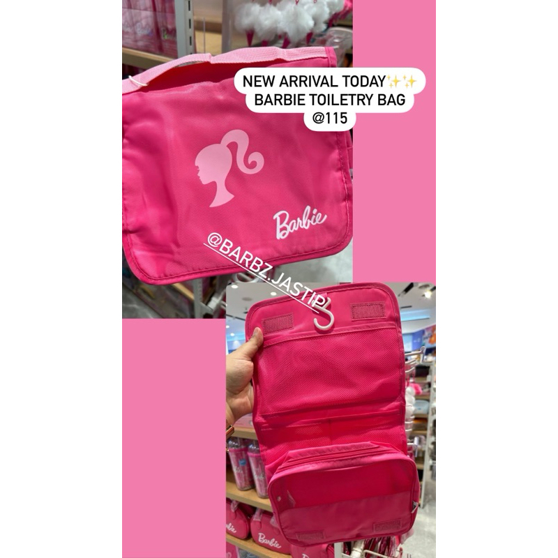 Jual MINISO X BARBIE / MINISO BARBIE TOILETRY BAG / TRAVEL BAG BARBIE ...