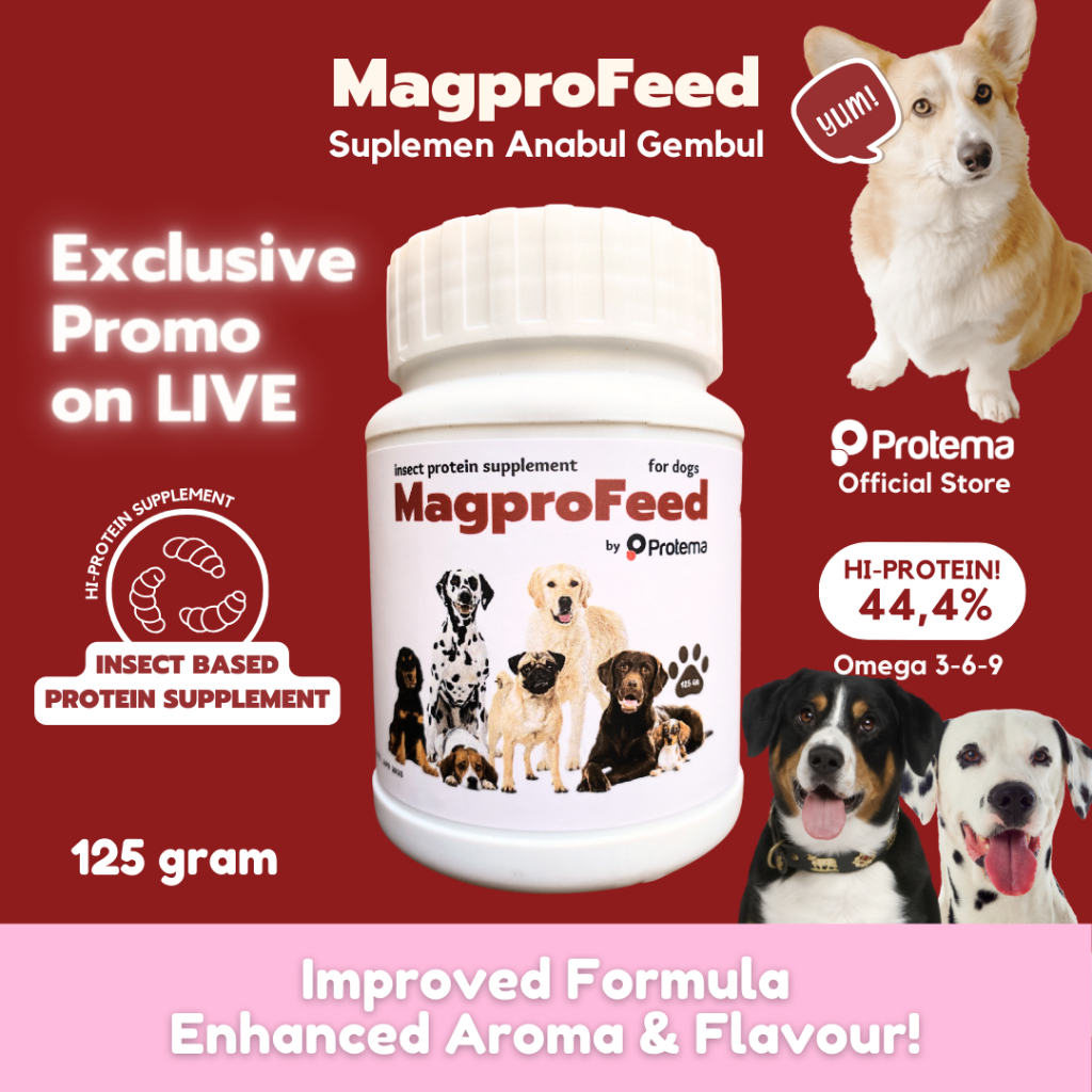 Jual MAGPROFEED - VITAMIN ANJING 125GR | PENGGEMBUL ANABUL,BOOST SELERA ...