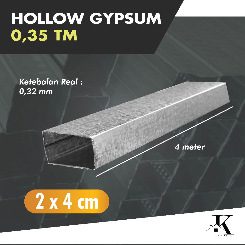 Jual Hollow 2x4 0,4 mm / Rangka Holow / Holo Galvalum Polos / TM ...