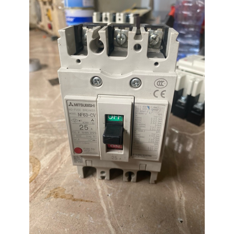 Jual mccb 3p mitsubishi NF 25A /50A/63A/100A | Shopee Indonesia