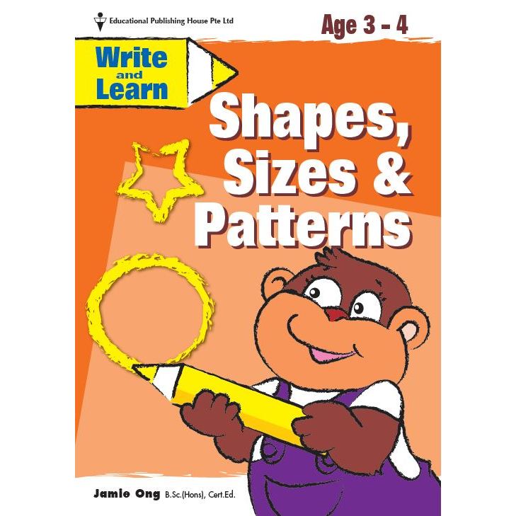 Jual Write and Learn - Shapes, Sizes & Patterns | Belajar mengenal ...