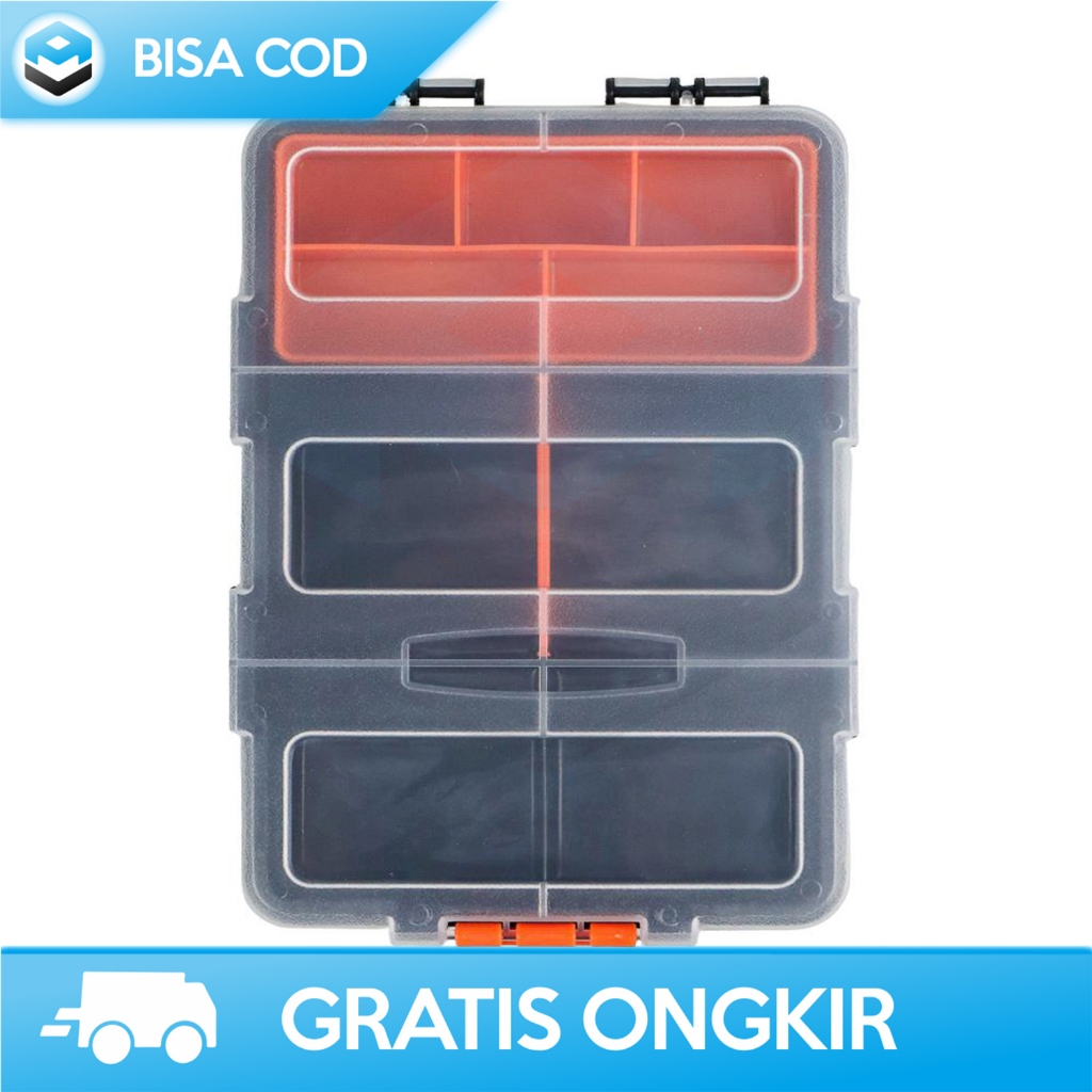 Jual KOTAK PERKAKAS TOOL BOX TEMPAT PENYIMPANAN BAUT OBENG STORAGE BOX ...
