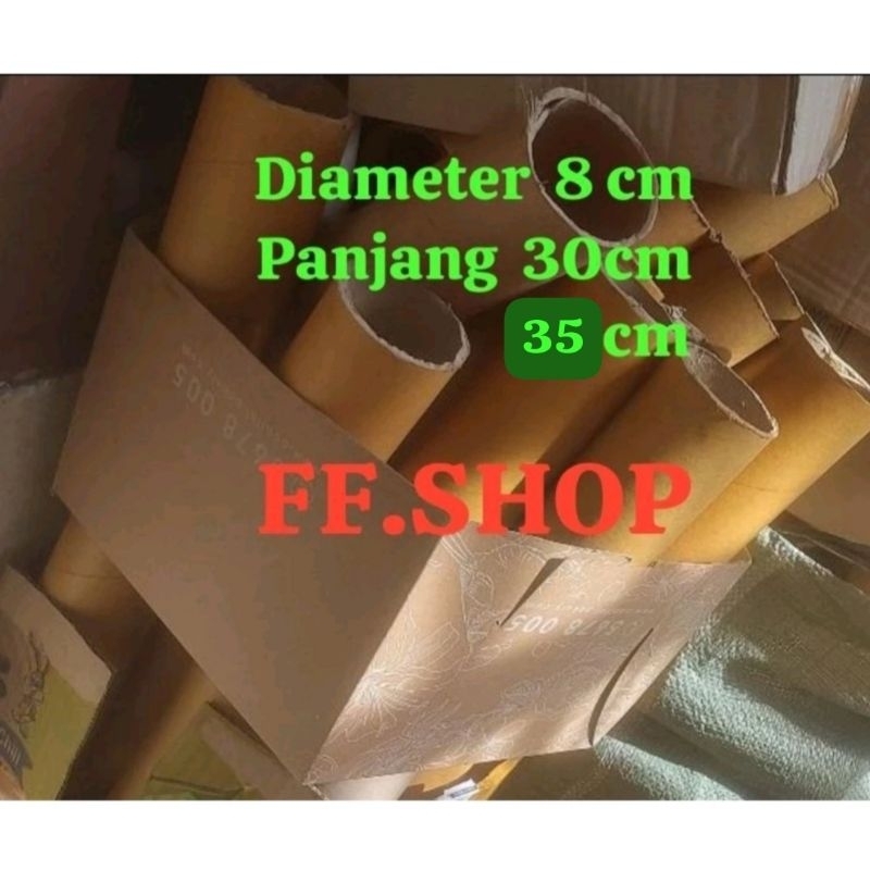 Jual Selongsong/Bobin/Paper Core/Cones 8 x 30 cm, 35cm | Shopee Indonesia