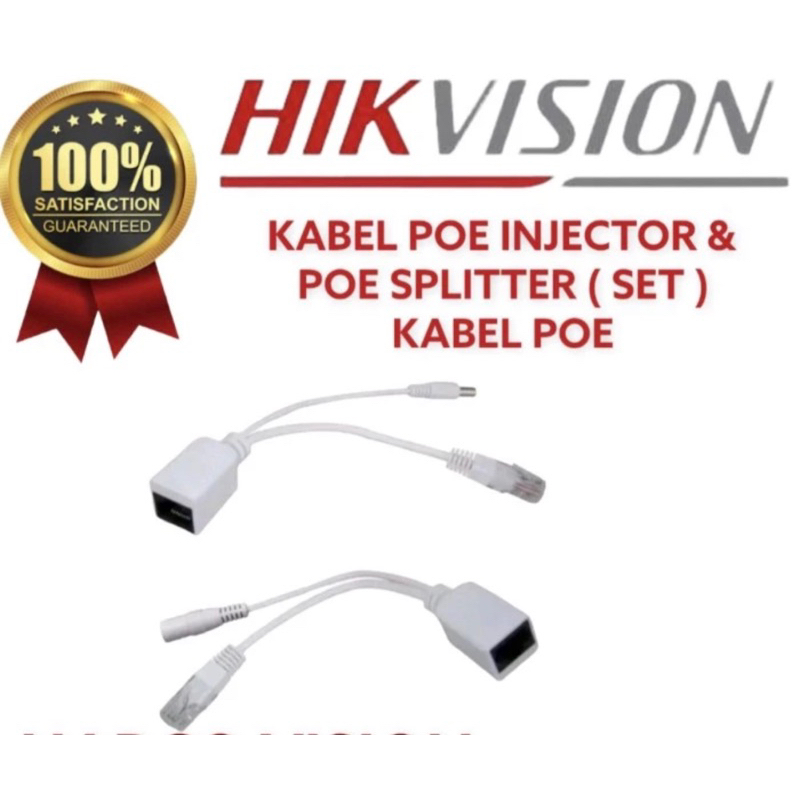 Jual KABEL POE INJECTOR & POE SPLITTER ( SET ) KABEL POE | IP CCTV ...