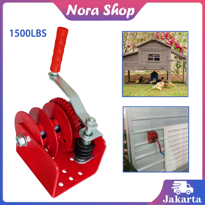 Jual Hand Winch Katrol Manual 1500 Lbs Katrol Kerekan Katrol Sumur ...