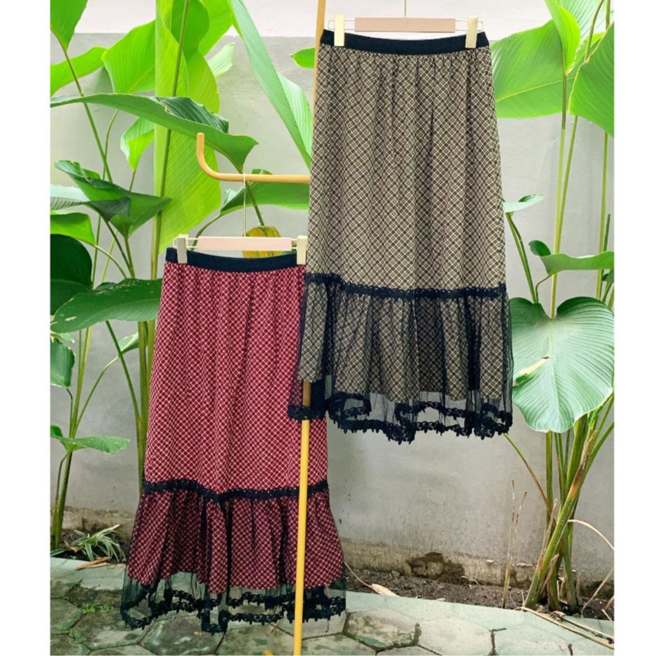 Jual NOLLA- Rok Renda Bawahan Baju Bangkok Import Wanita Premium Bkk ...