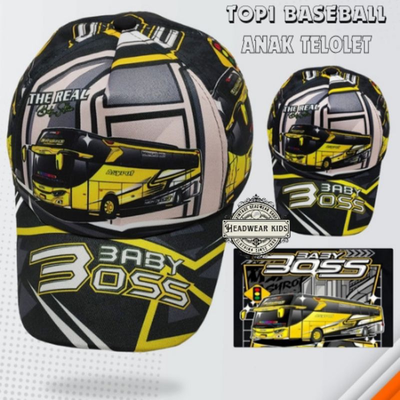 Jual Topi Anak Baseball BUS TELOLET ( FRINT SUBLIM ) | Shopee Indonesia
