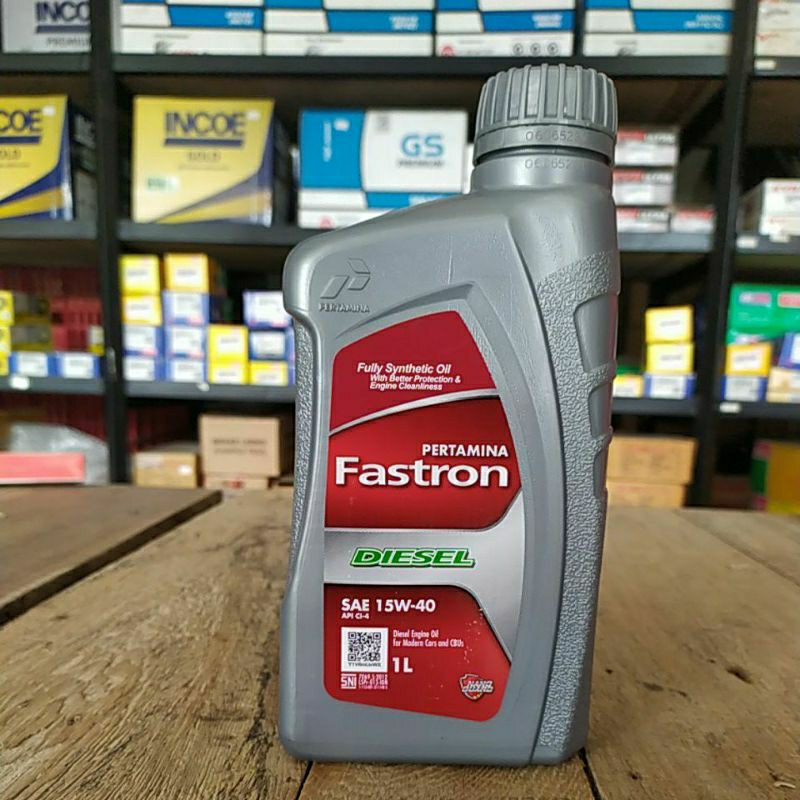 Jual Oli Mesin Diesel 15W-40 Pertamina Fastron Diesel 1 Liter | Shopee ...