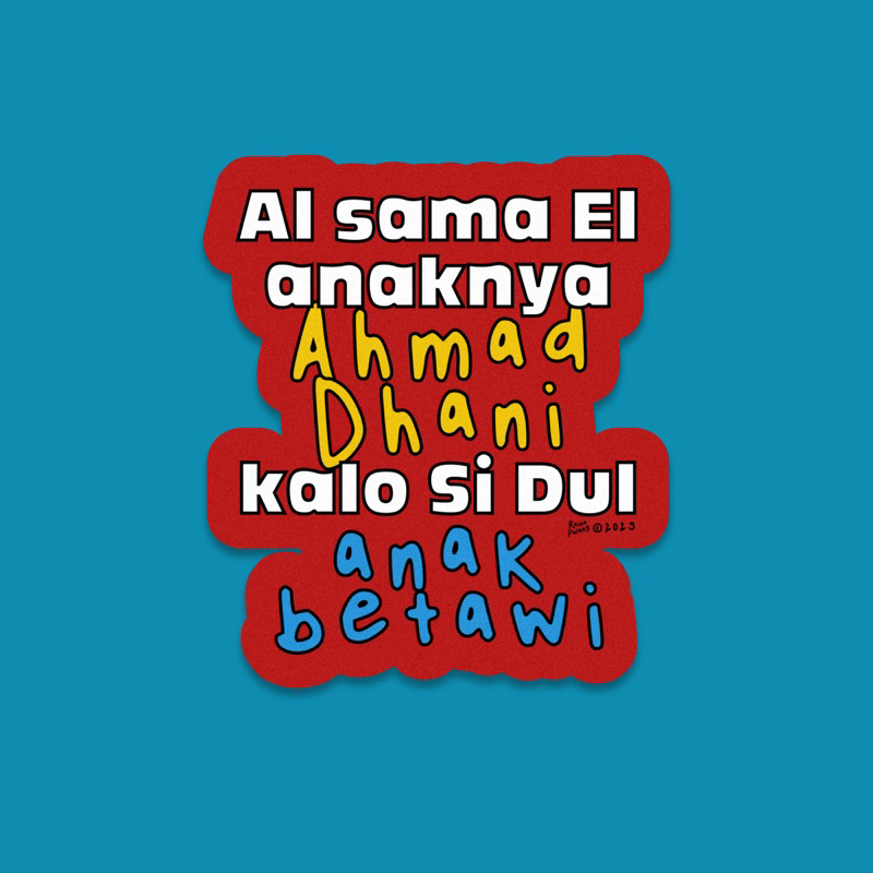 Jual Stiker Al El Dul | Raina Pulang | Shopee Indonesia