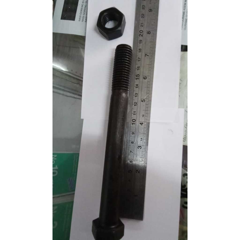 Jual BAUT BAJA HTB 8.8 3/4 X 7 UNC ( M19 X 180 ) PANJANG 18 CM DRAT 10T ...