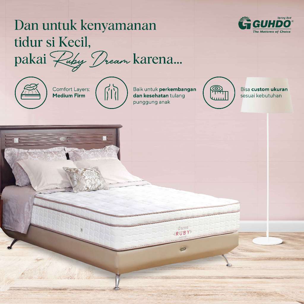 Jual SPRING BED GUHDO Ruby Dream (HANYA KASUR) | Shopee Indonesia