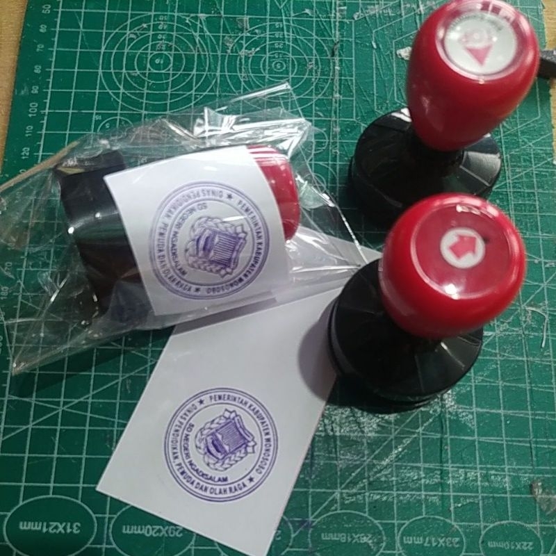 Jual stempel sekolah otomatis | Shopee Indonesia