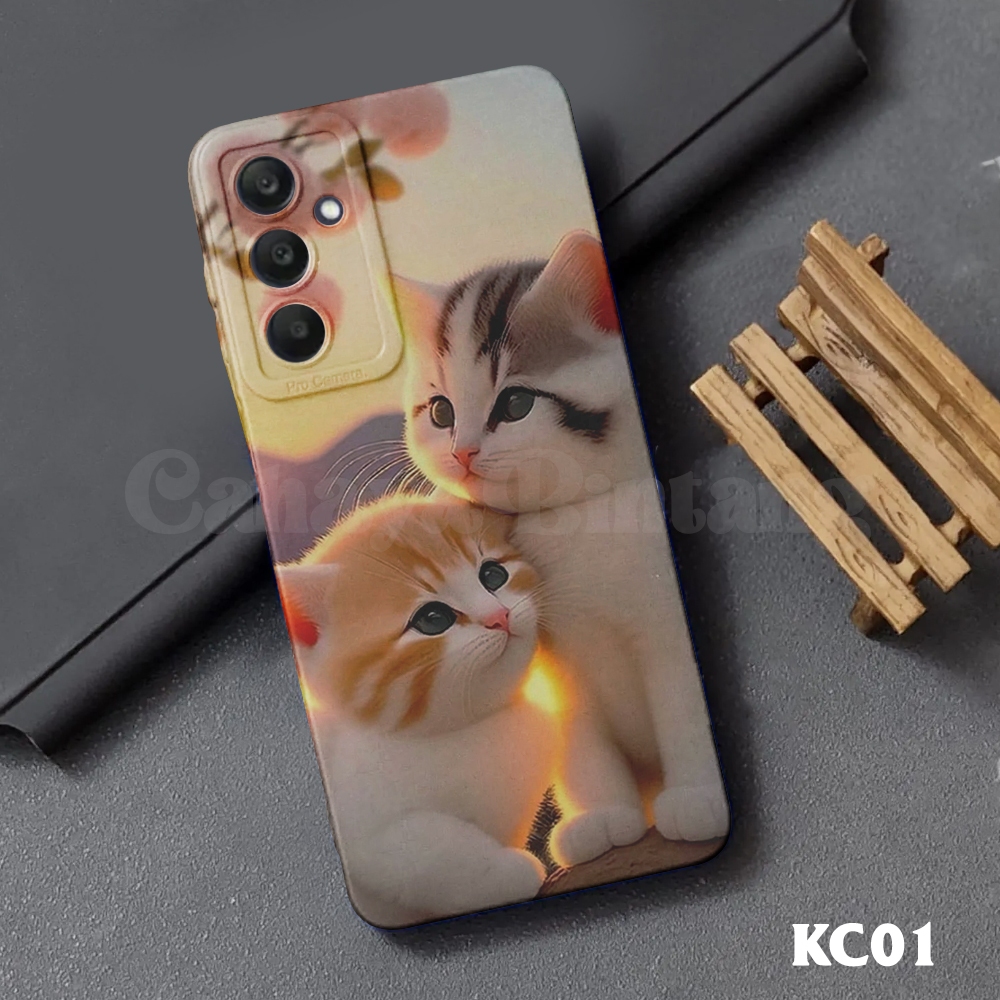 Jual CAHAYABINTANG - CASING HP UNTUK SAMSUNG A15 GAMBAR KUCING 3 ...