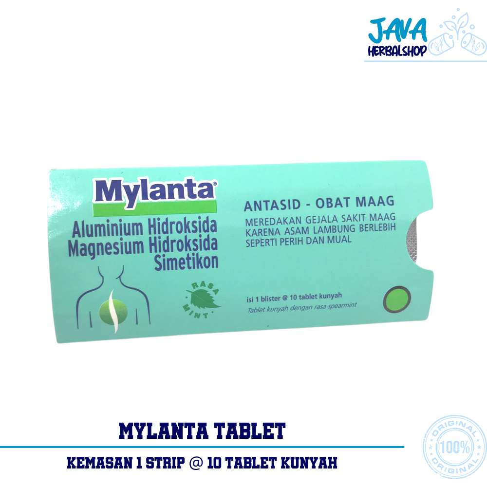 Jual MYLANTA TABLET 1 Blister isi 10 Teblet ANTASID ANTI MAAG | Shopee ...