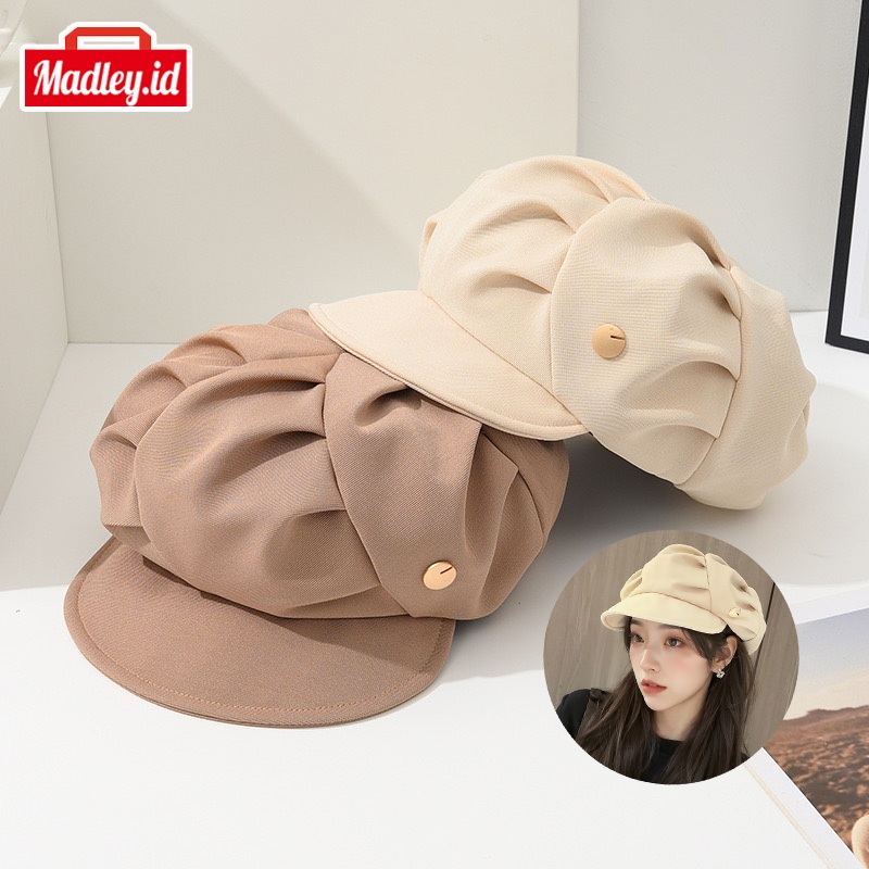 Jual MAdley Hat Girl Premium Topi Wanita Model Baret Bucket Gaya Korea ...
