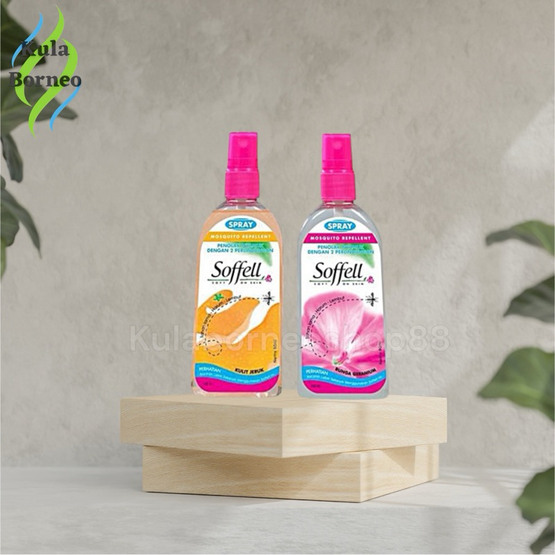 Jual Soffell Botol Spray Penolak Nyamuk 80 ml | Shopee Indonesia
