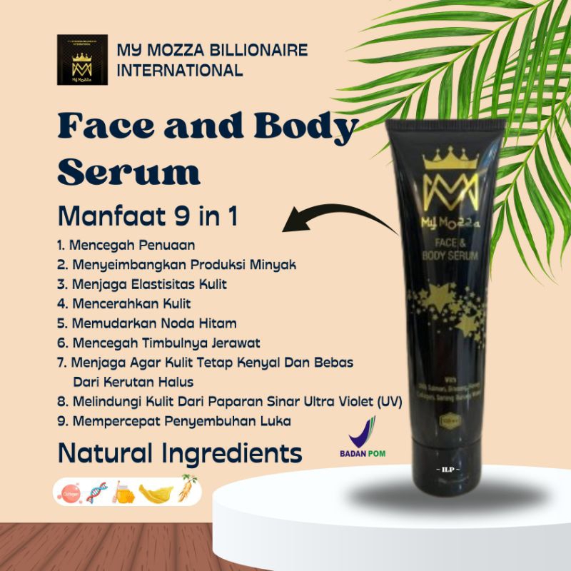 Jual My mozza face and body serum brightening terlaris | Shopee Indonesia