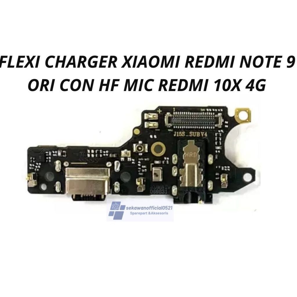 Jual PCB XIAOMI REDMI NOTE 9/REDMI 10X 4G+CON TC+HF+MIC | Shopee Indonesia