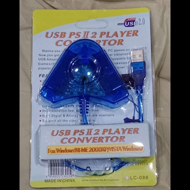 Jual Converter Double Converter 2 Cabang Stik Ps2 Ke Ps3/Pc | Shopee ...