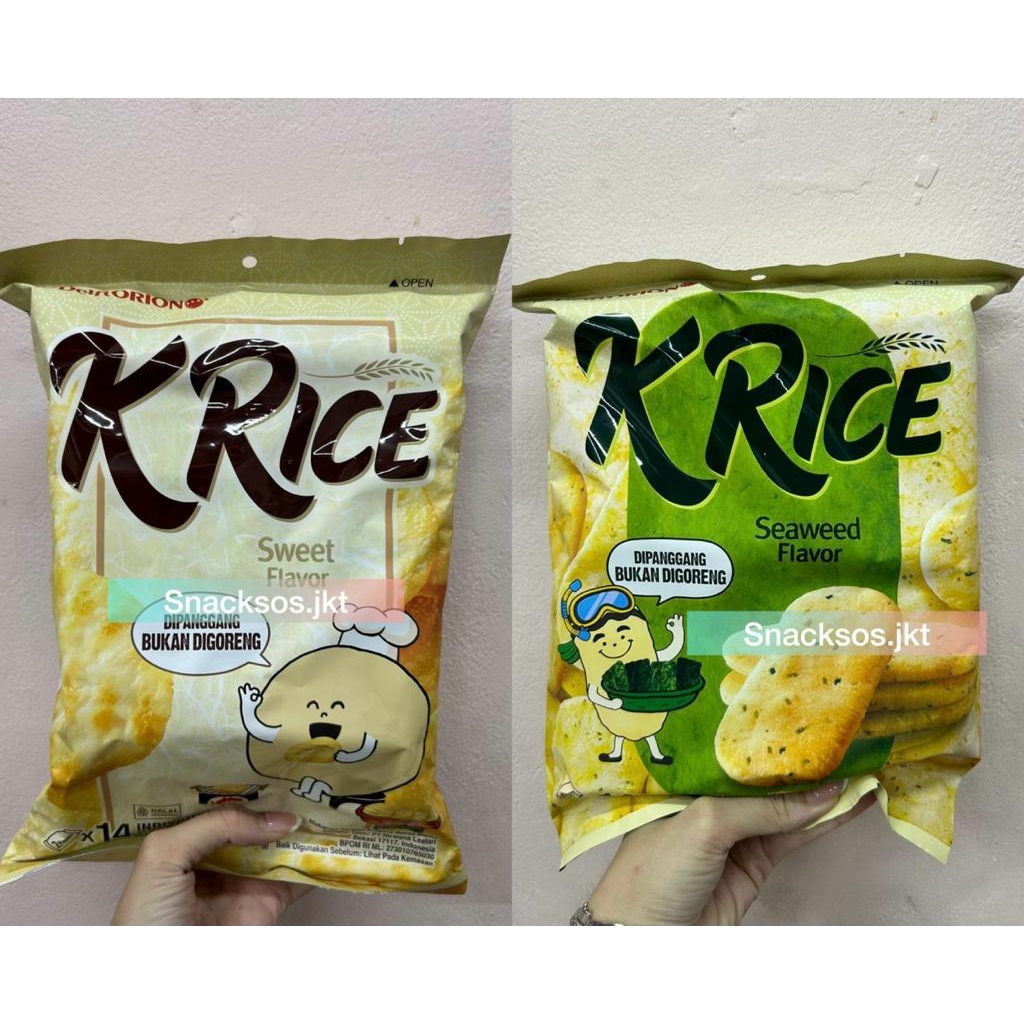 Jual DELFI ORION CRACKERS O'RICE K'RICE SEAWEED / SWEET - Delfi Orion ...