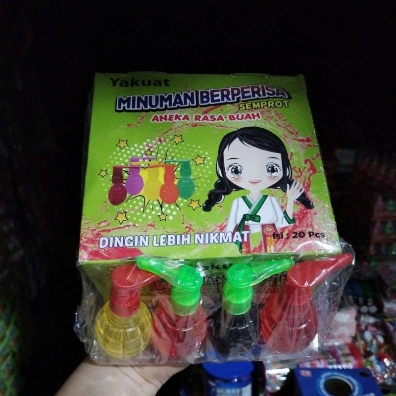 Jual PERMEN Semprot aneka rasa Syrup spray isi 20 pcs | Shopee Indonesia