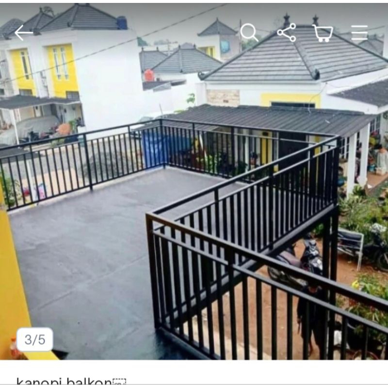Jual kanopi balkon atap alderon | Shopee Indonesia