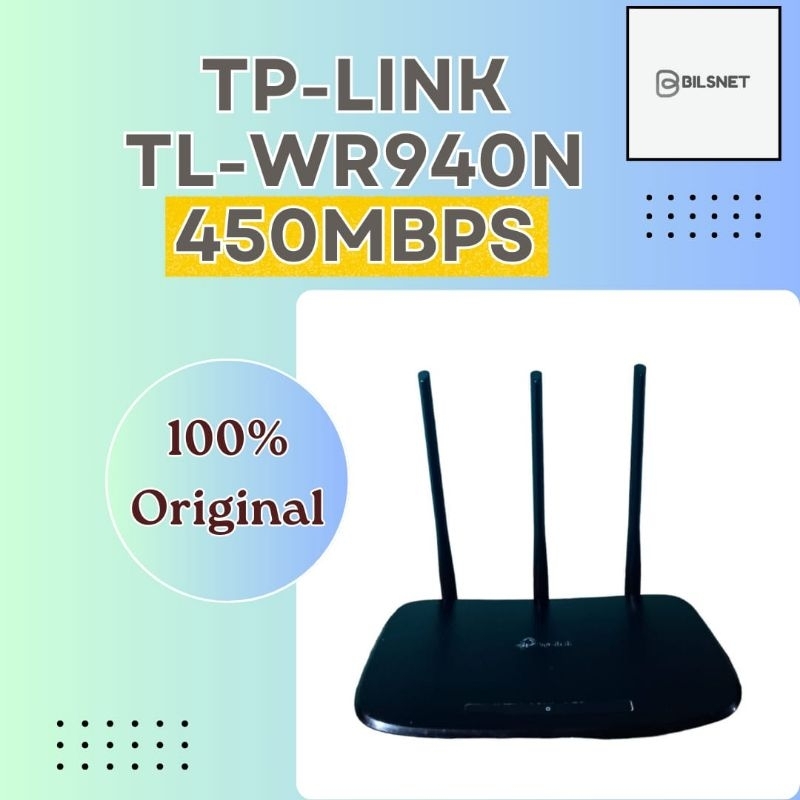 Jual TP-LINK WR940N TL-WR940N Wireless N Router 450Mbps | Shopee Indonesia