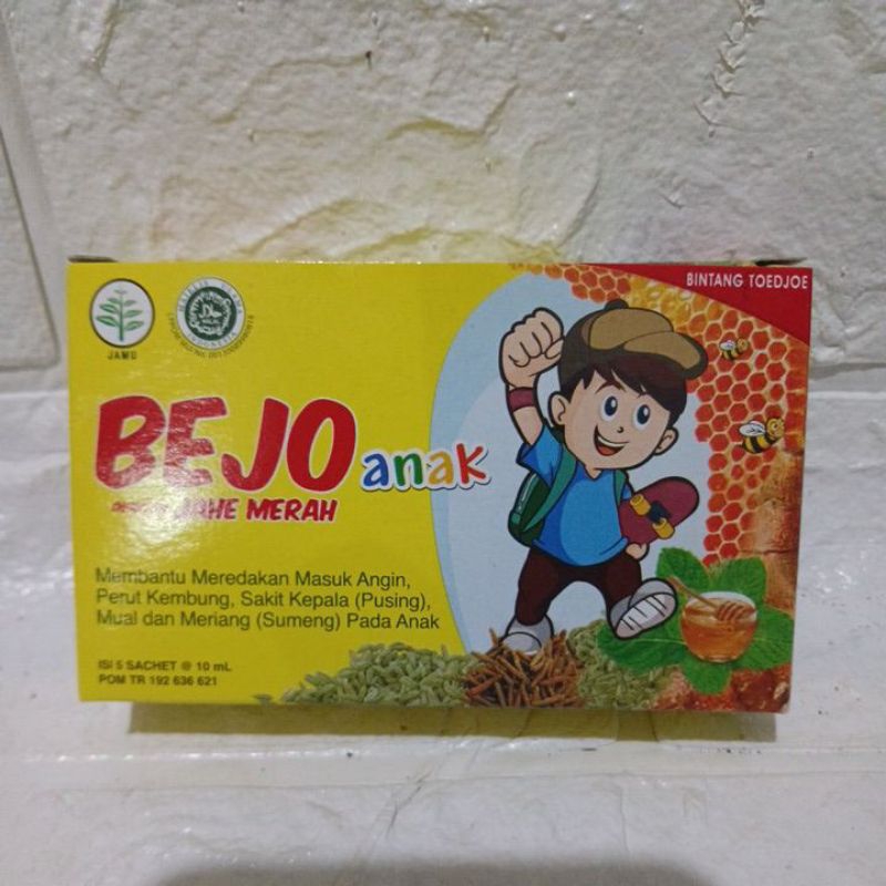 Jual BEJO ANAK JAHE MERAH 5's X 10ml | Shopee Indonesia