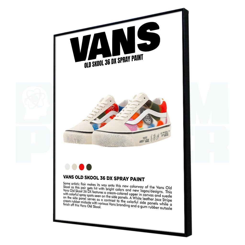 Jual Poster Vans Hypebeast - Old Skool 36 DX Spray Paint Frameblock ...