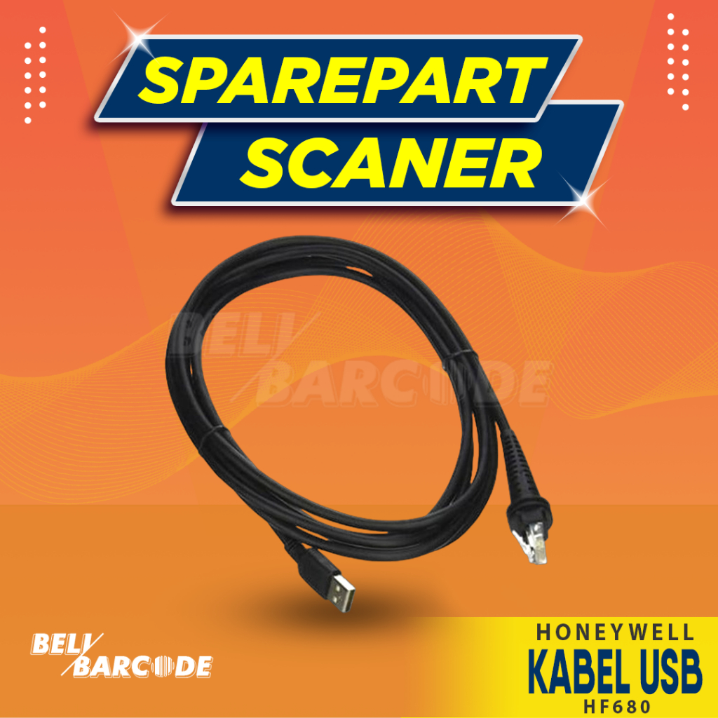 Jual Kabel Scanner Barcode Honeywell HF680 Cable USB HF-680 2D | Shopee ...