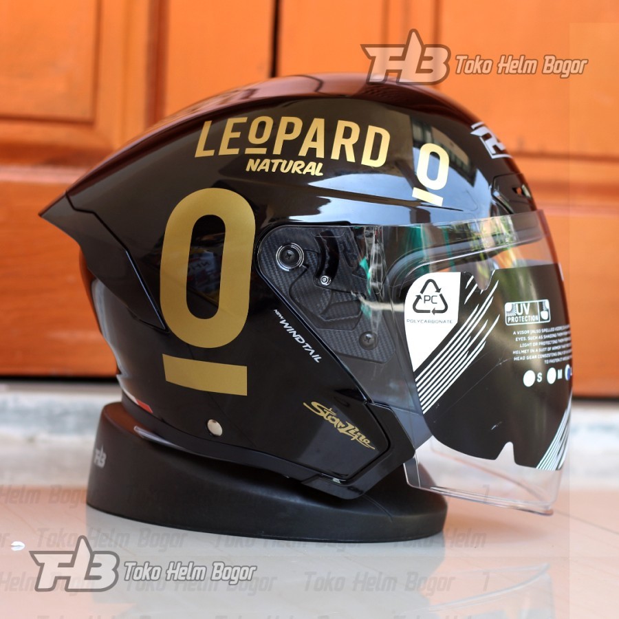 Jual RSV New Wintail BLACK visor CLEAR Leopard GOLD WORLD CHAMPION ...