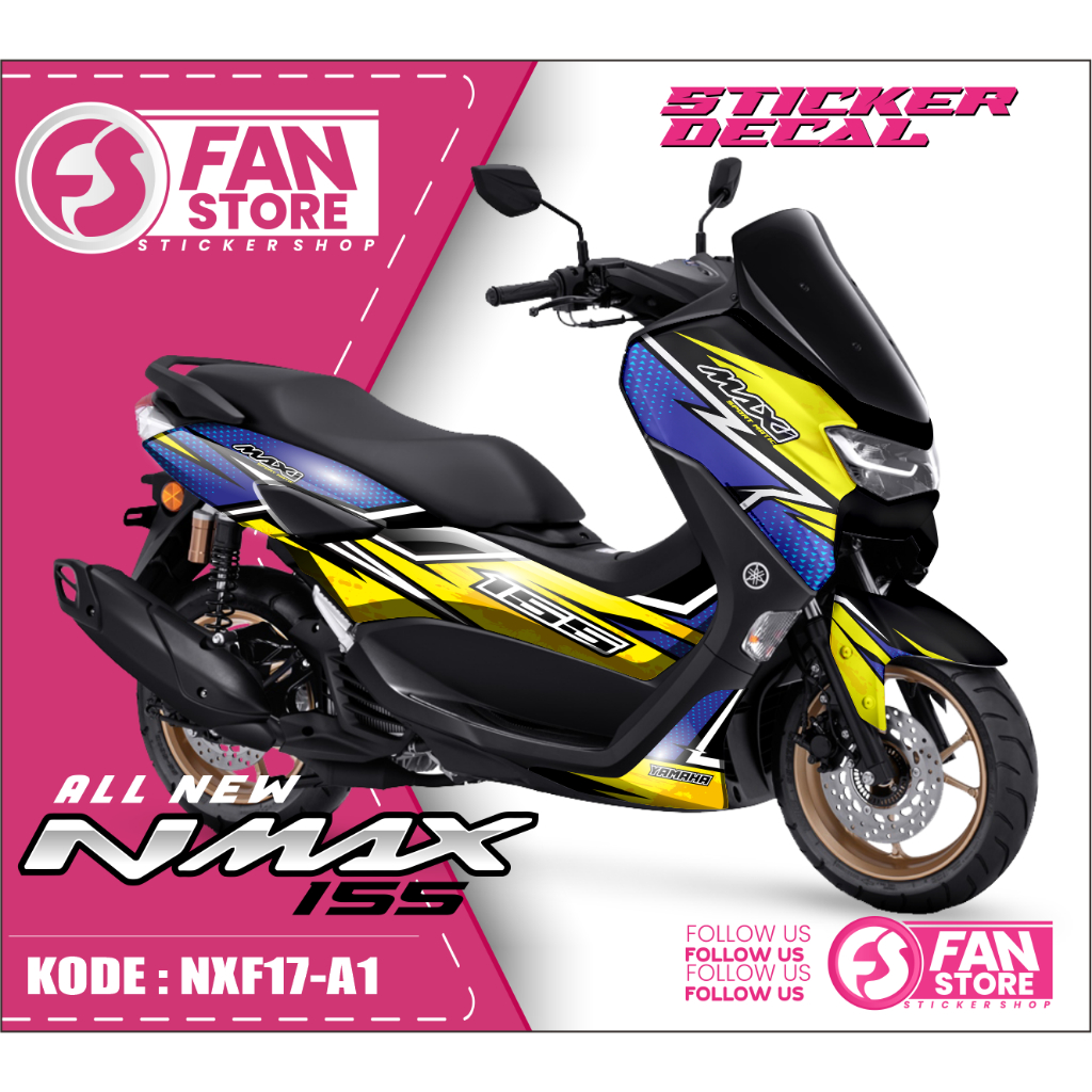 Jual Decal Stiker Full Body Nmax New 2020 Dekal Nmax Facelift - Decal ...